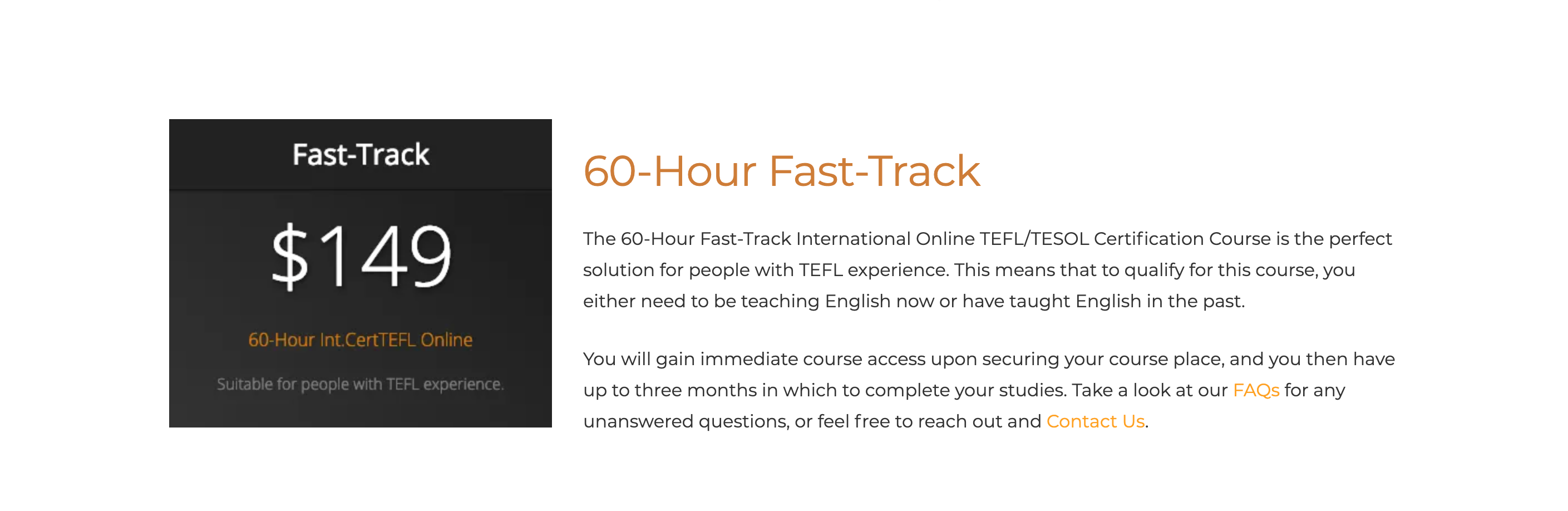 Fast-Track 60-Hour – TEFL Online Pro Reviews