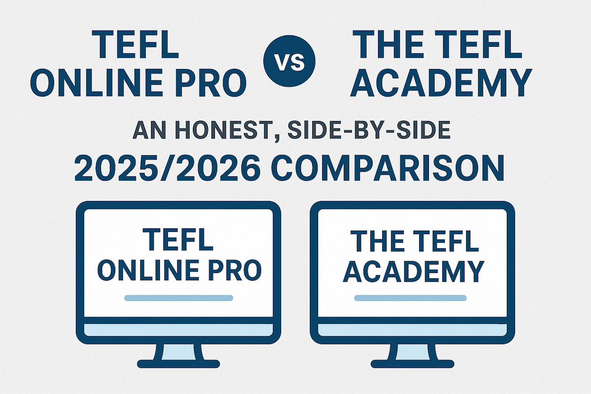 TEFL Online Pro vs The TEFL Academy: An Honest, Side-by-Side 2025/2026 ...